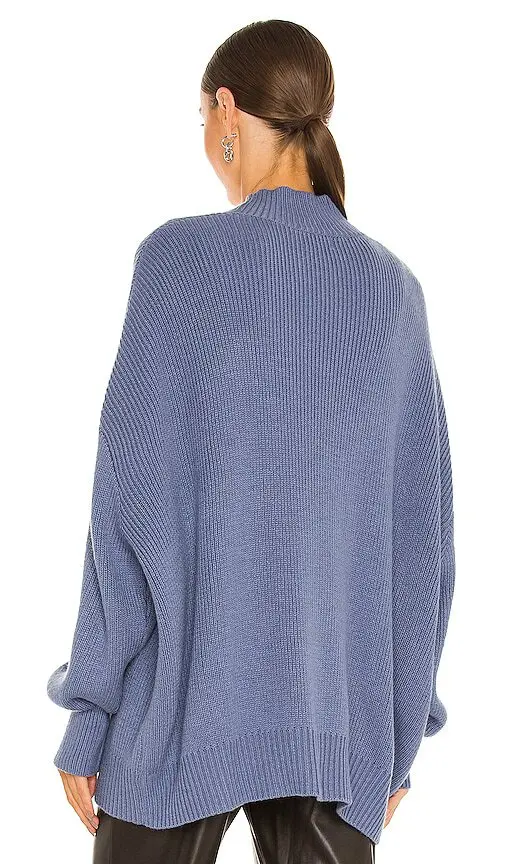 WeWoreWhat Oversized Sweater Cardigan In Blue
