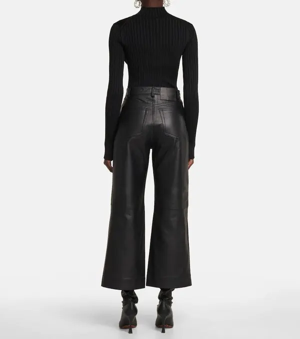 Proenza Schouler White Label High-rise Leather Pants