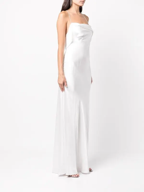 Michelle Mason Silk Gown - Neutrals