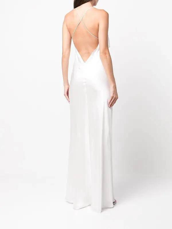Michelle Mason Silk Gown - Neutrals