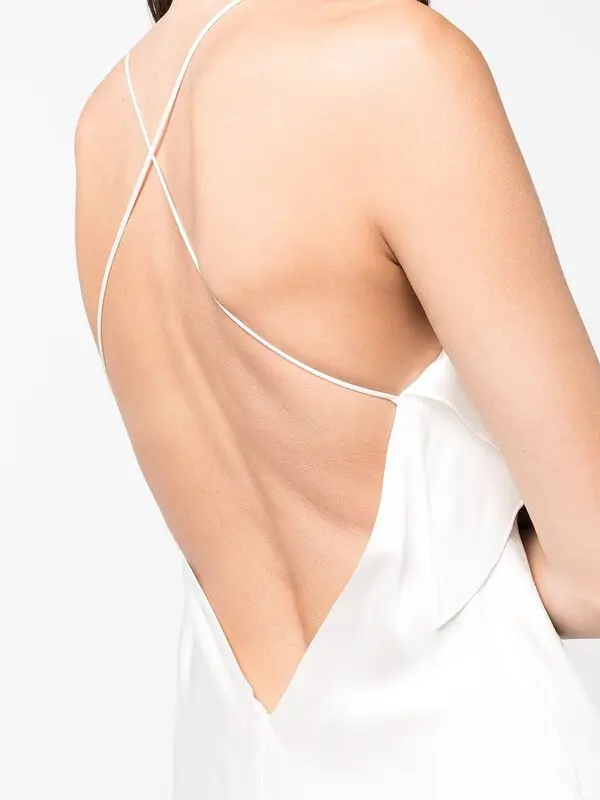 Michelle Mason Silk Gown - Neutrals