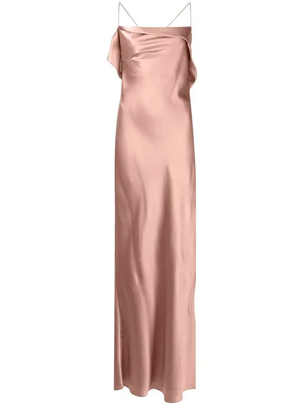 Michelle Mason Silk Gown - Pink