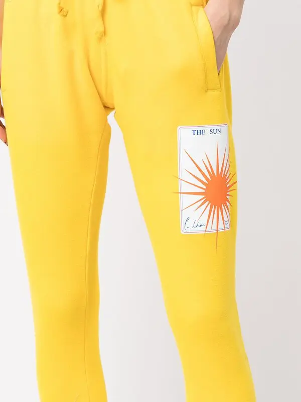 LA DETRESSE Logo-patch Cotton-blend Track Pants