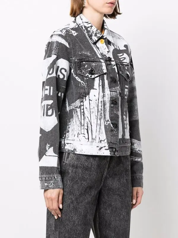 Off-White X Pablo Tomek Printed Denim Jacket