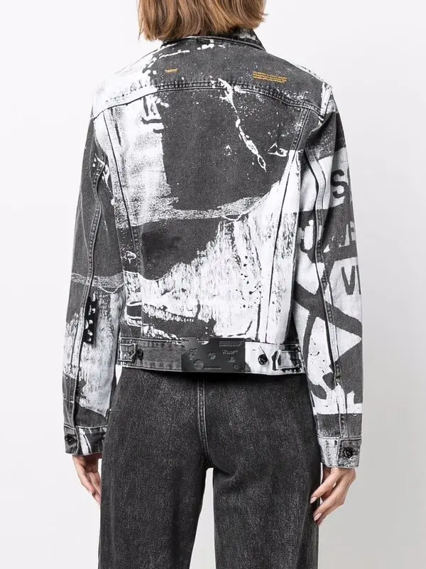 Off-White X Pablo Tomek Printed Denim Jacket