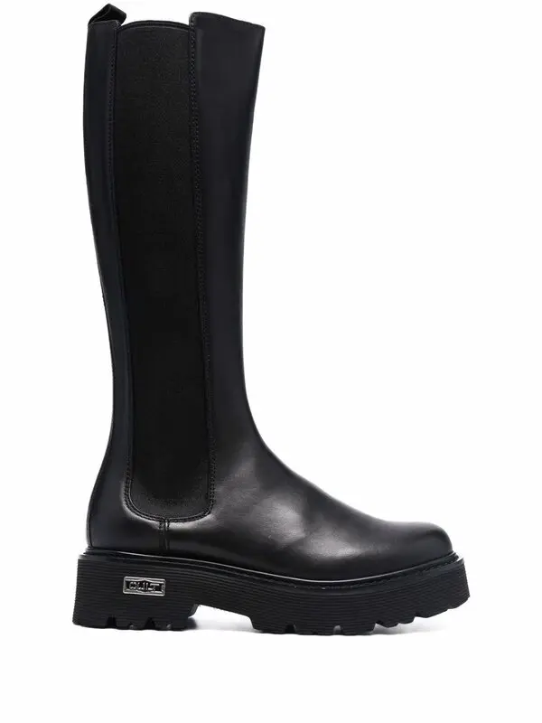 CULT Chunky Leather Knee-length Boots
