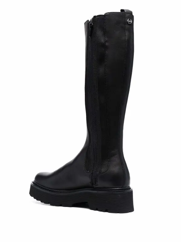 CULT Chunky Leather Knee-length Boots