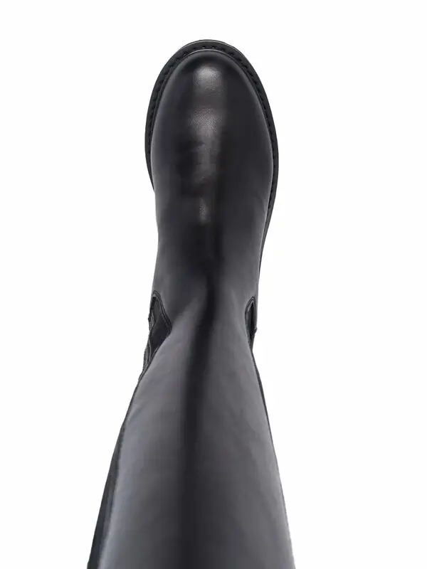 CULT Chunky Leather Knee-length Boots