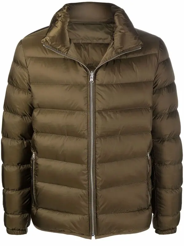 TEN C Zip-up Tonal Puffer Jacket