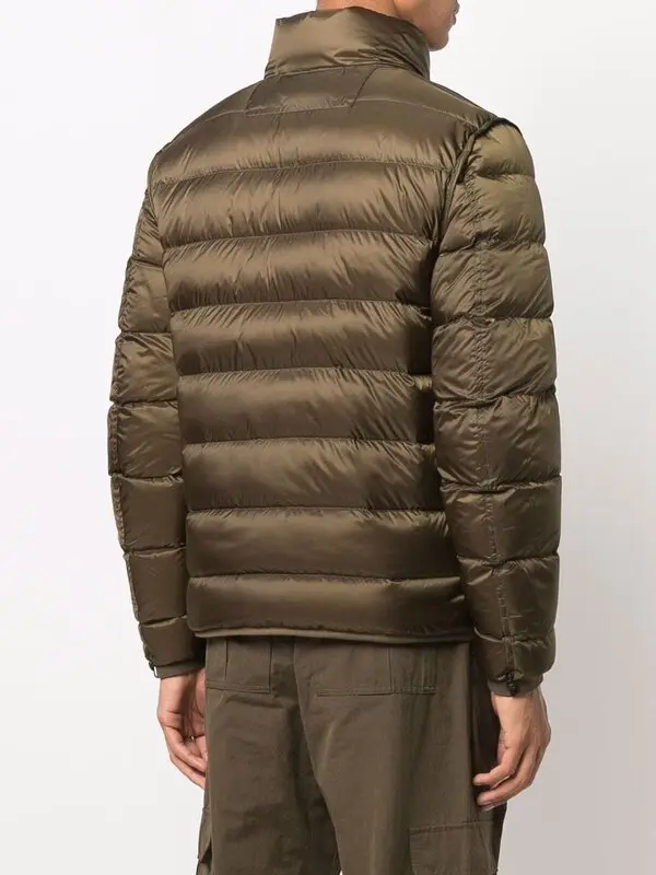 TEN C Zip-up Tonal Puffer Jacket