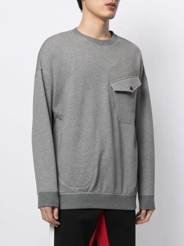 PORTS V Chest Flap-pocket Jumper