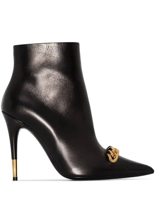 TOM FORD Iconic Chain 105mm Ankle Boots