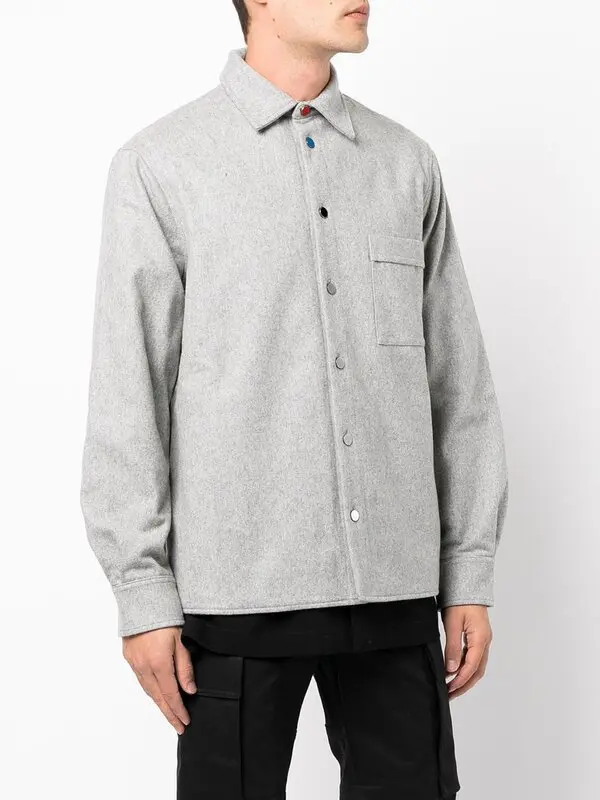 Off-White Long-sleeve Shirt - Grey