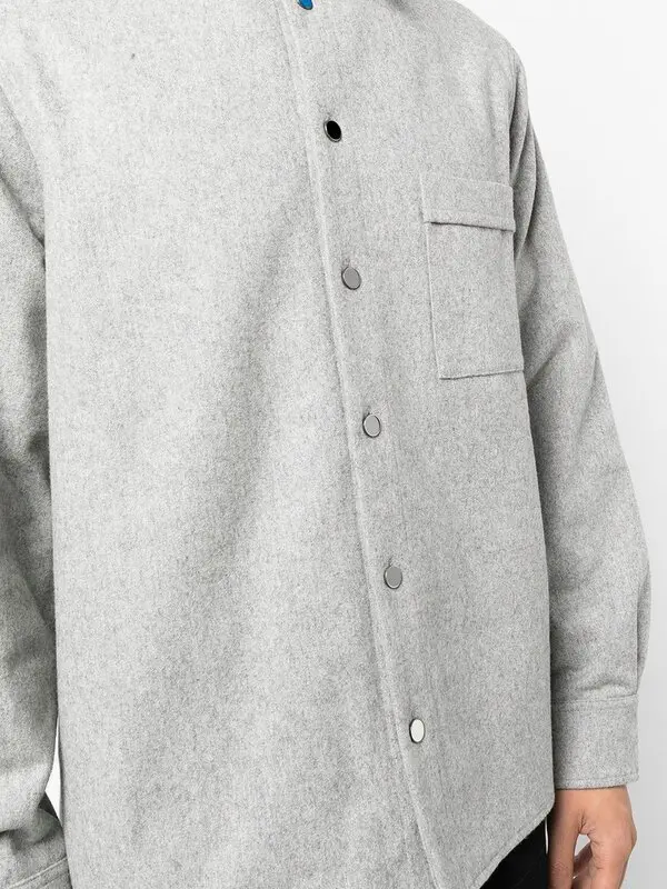Off-White Long-sleeve Shirt - Grey