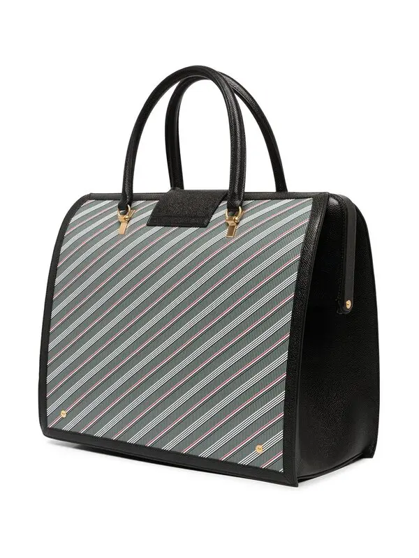Thom Browne Diagonal-stripe Briefcase