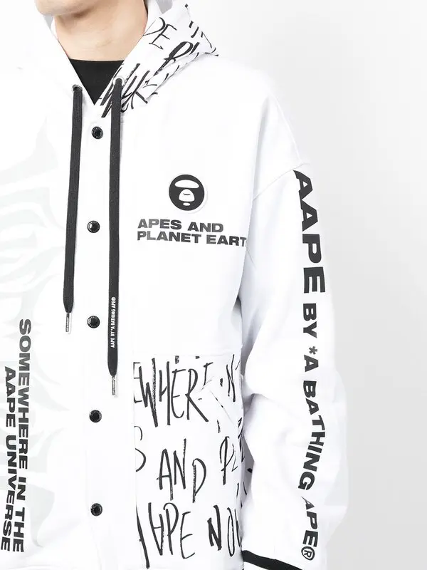 AAPE BY *A BATHING APE Graphic-print Hoodie