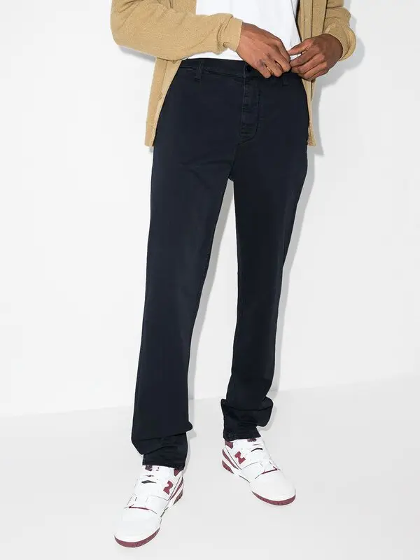 Nudie Jeans Easy Alvin Chino Trousers - Blue