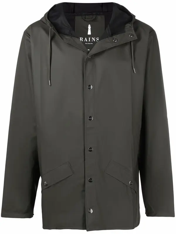 Rains Long-sleeve Hooded Jacket
