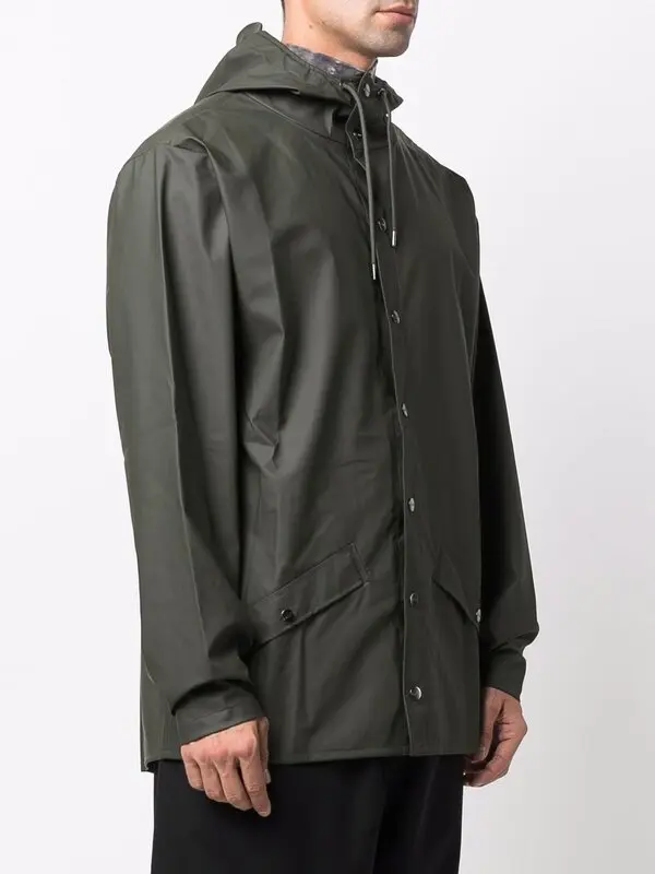 Rains Long-sleeve Hooded Jacket