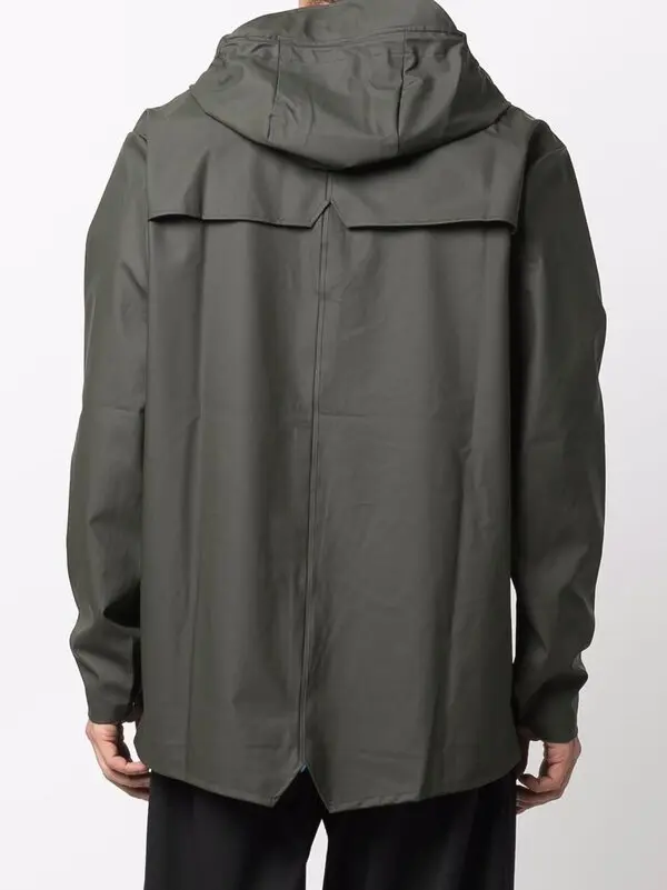 Rains Long-sleeve Hooded Jacket