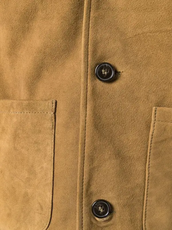 Officine Générale Two-tone Leather Jacket
