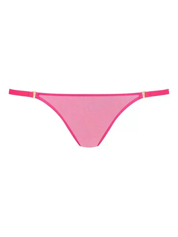 MAISON CLOSE Corps À Corps Neon Semi-sheer Thong - Pink