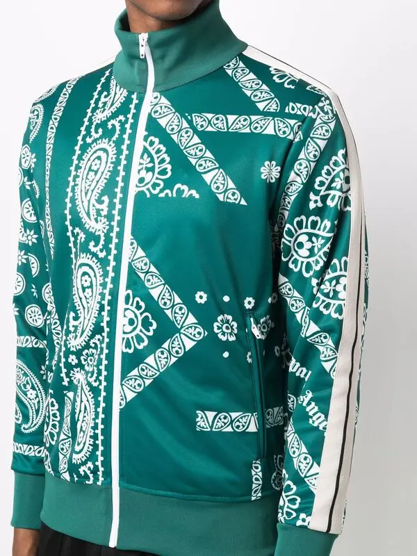Palm Angels Bandana-print Track Jacket