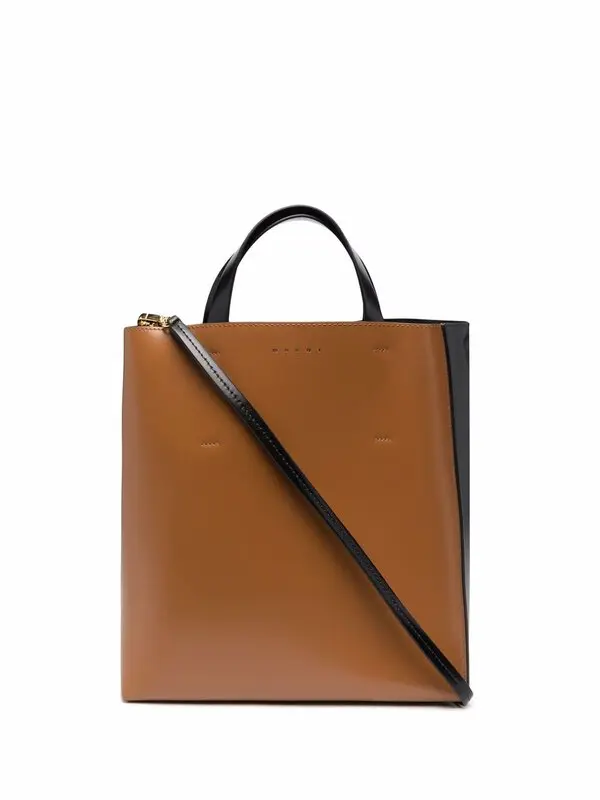Marni Two-tone Leather Tote