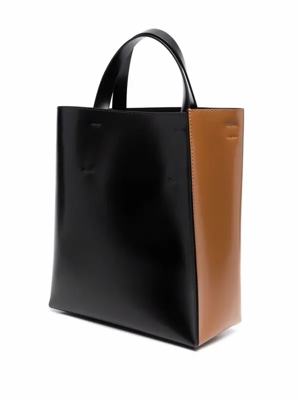 Marni Two-tone Leather Tote