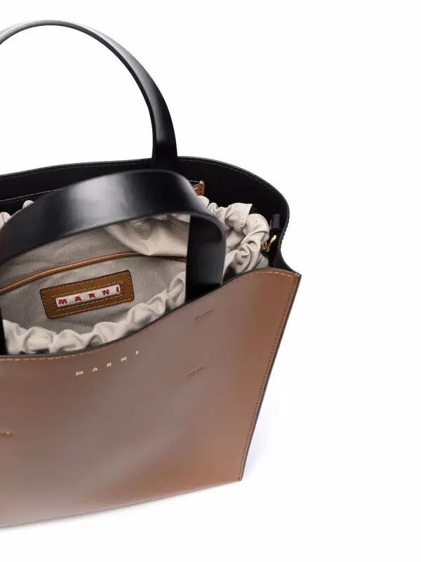 Marni Two-tone Leather Tote