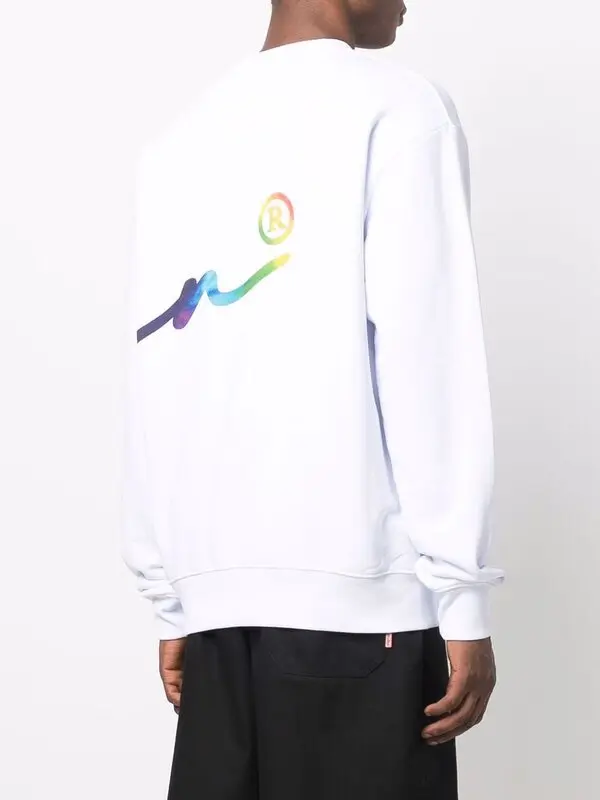 Philipp Plein Logo-print Cotton Sweatshirt - White