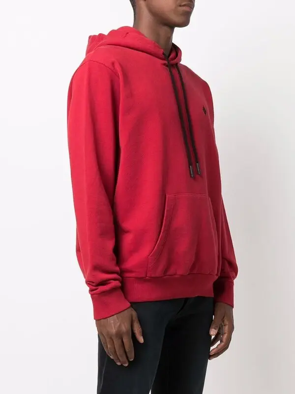 COUNTY OF MILAN Embroidered Logo Cotton Hoodie