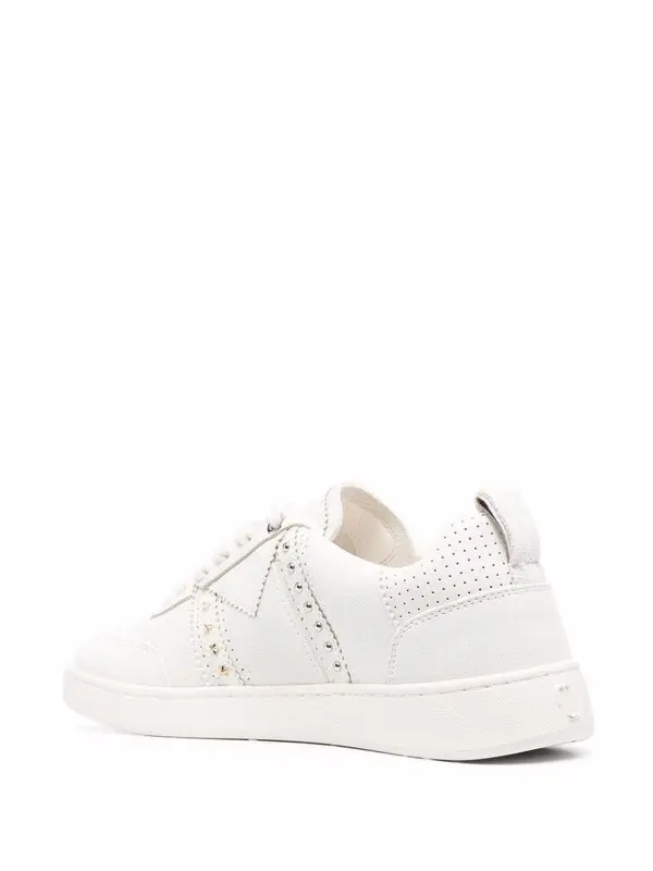 Maje Studded Leather Sneakers