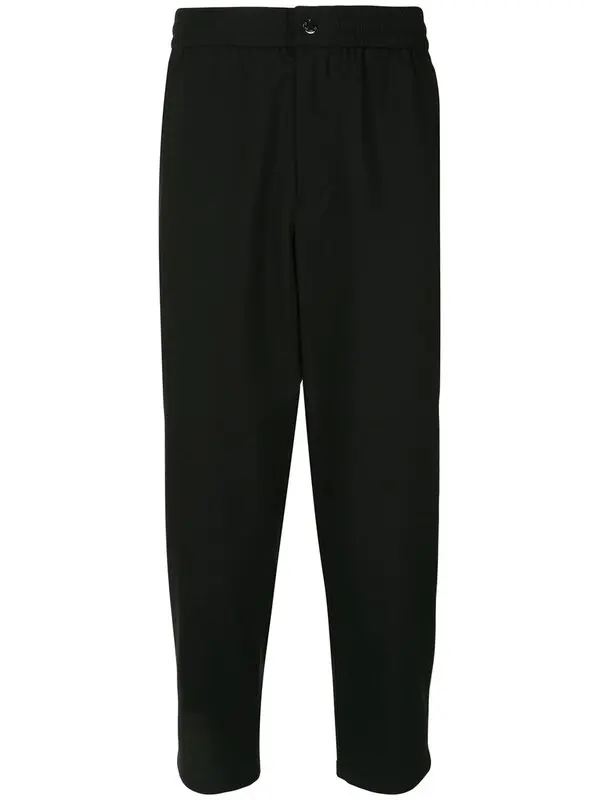 PORTS V Tapered Cropped Trousers
