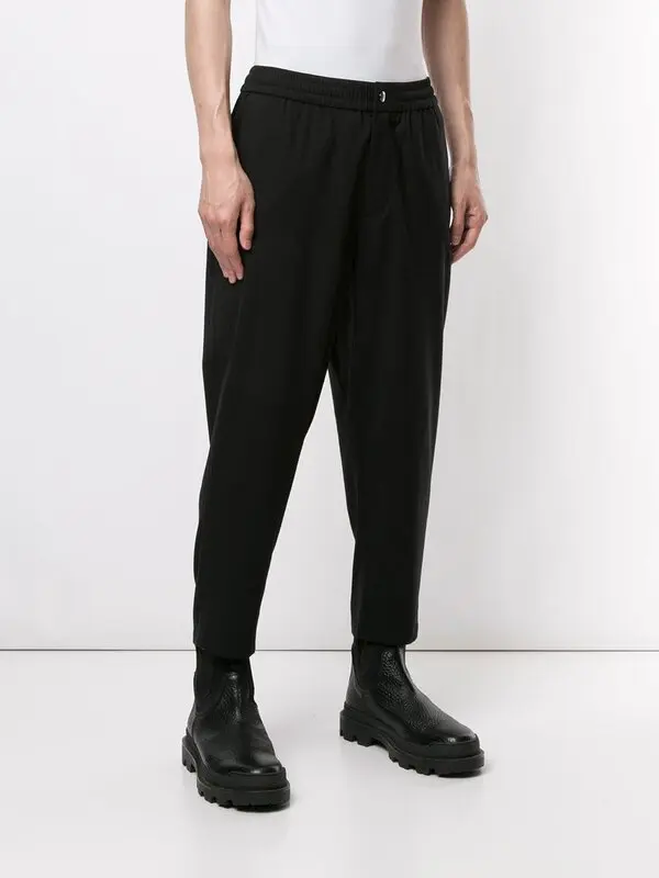 PORTS V Tapered Cropped Trousers