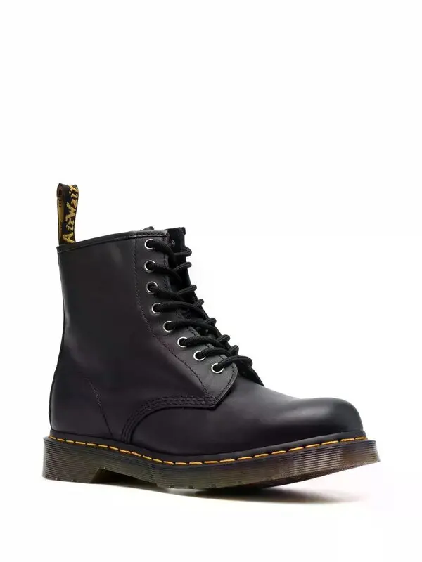 Dr. Martens Lace-up Combat Boots - Black