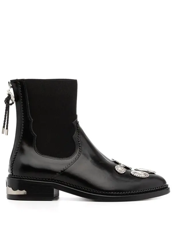 Toga Mix-badge Chelsea Boots