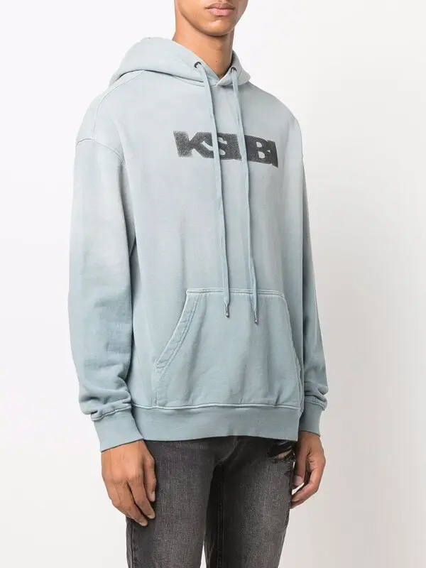 Ksubi Logo-print Cotton Hoodie - Blue