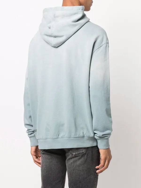 Ksubi Logo-print Cotton Hoodie - Blue