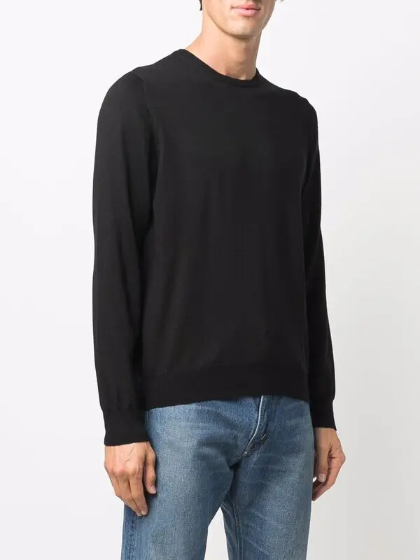 FILERIA Crew Neck Jumper - Black