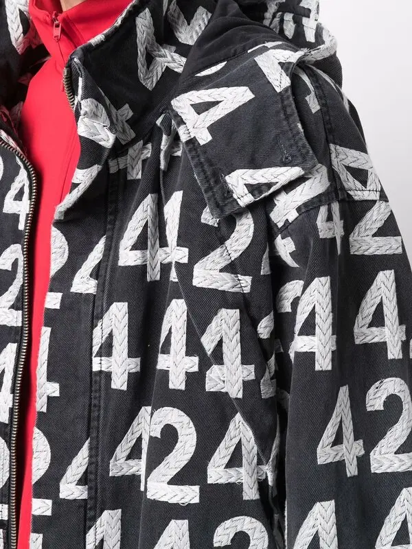 424 All-over Logo Print Jacket