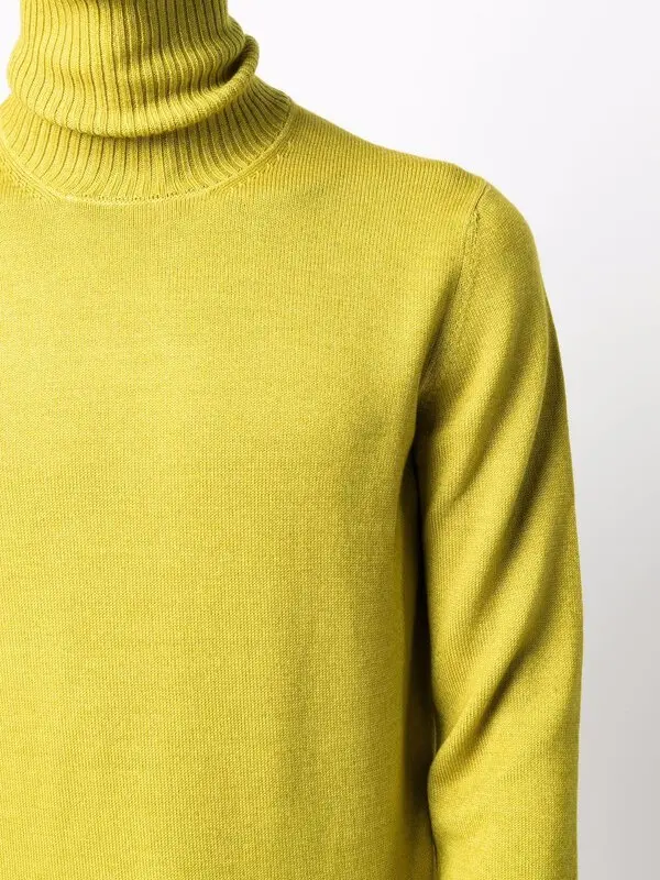 FILERIA Roll-neck Knitted Jumper - Green
