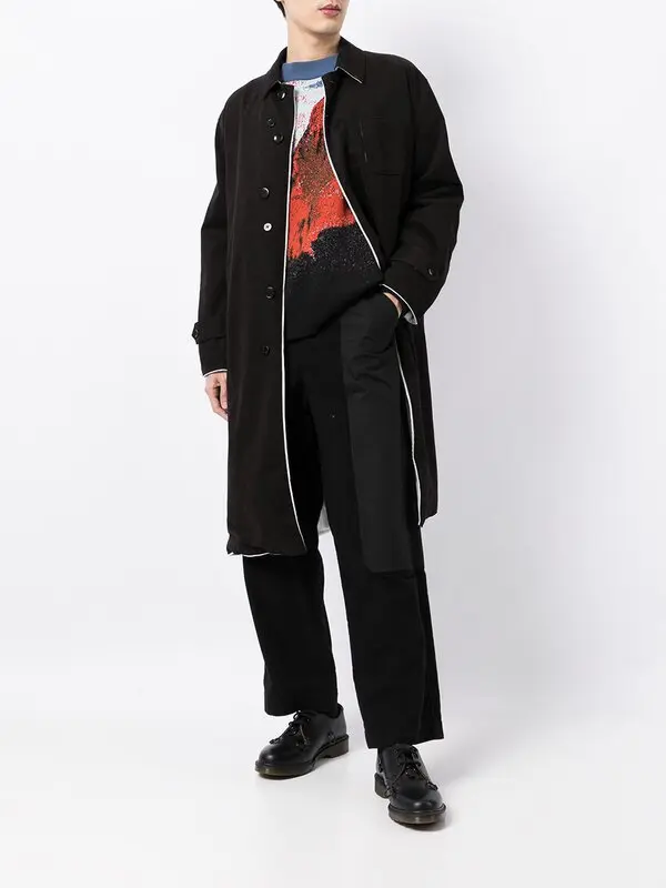 UNDERCOVERISM Contrasting-trim Coat