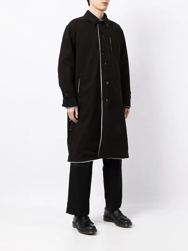 UNDERCOVERISM Contrasting-trim Coat