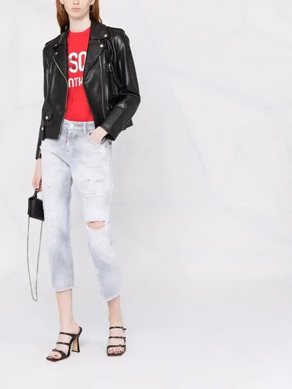 Dsquared2 High-rise Cropped Jeans
