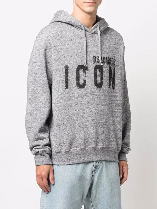 Dsquared2 Logo-print Hoodie - Grey