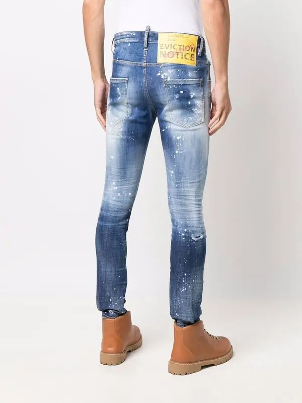 Dsquared2 Eviction Notice Straight Jeans