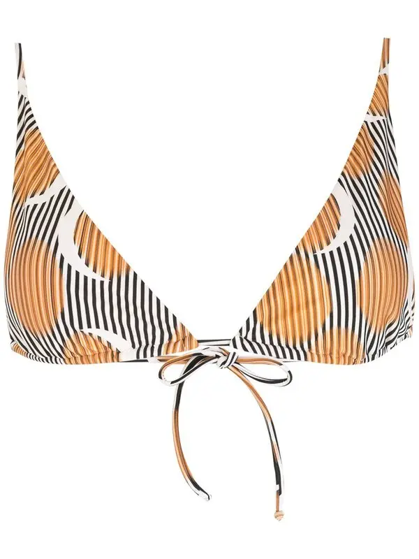 LENNY NIEMEYER Vela Eclipse Bikini Top - Orange