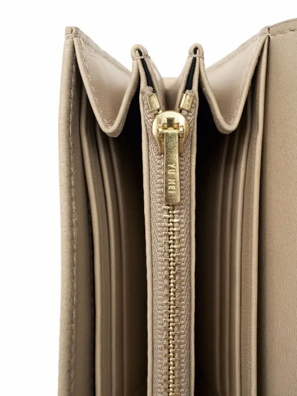 YU MEI Sebastian Leather Bi-fold Wallet - Neutrals