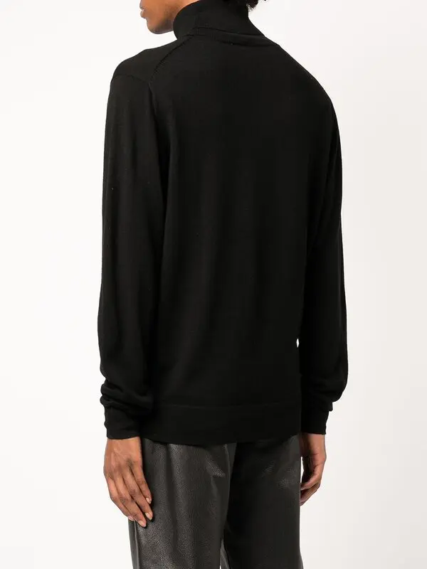 ROMEO HUNTE Roll-neck Fitted Jumper